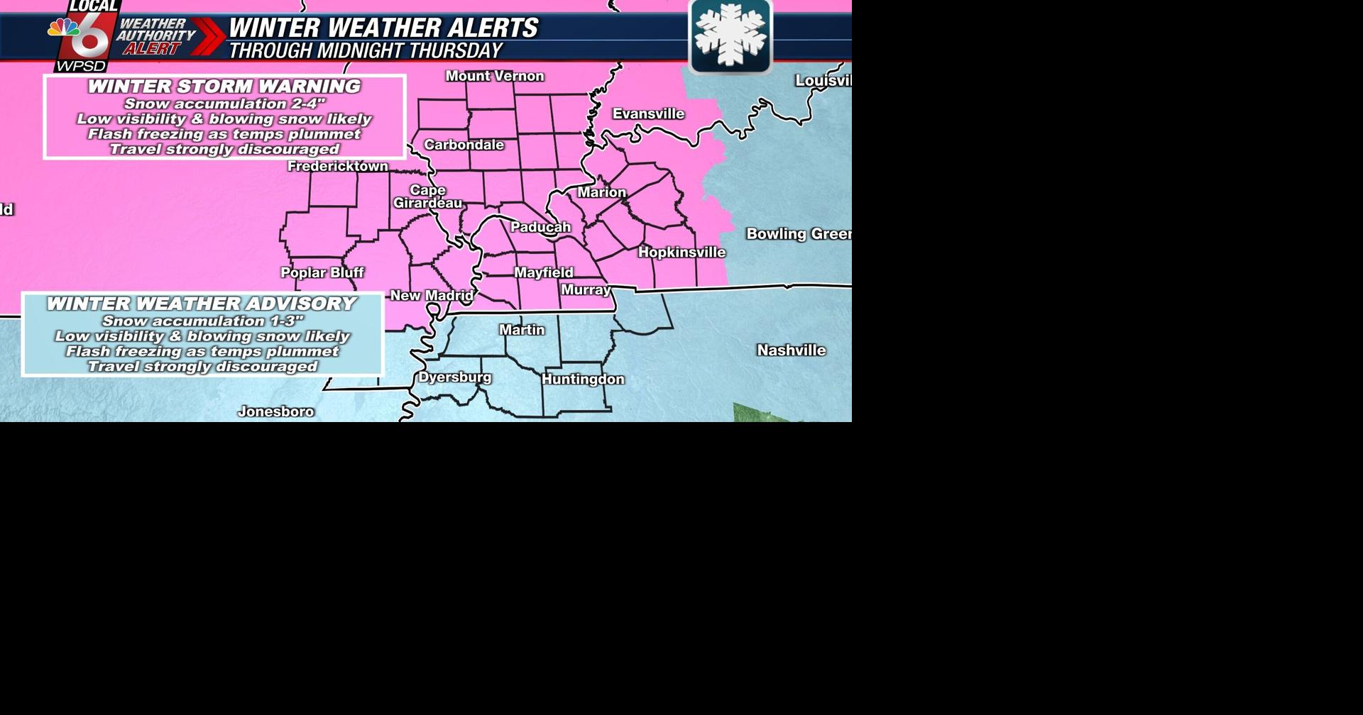 Afternoon weather update: 12/22/2022 | News | WPSD Local 6