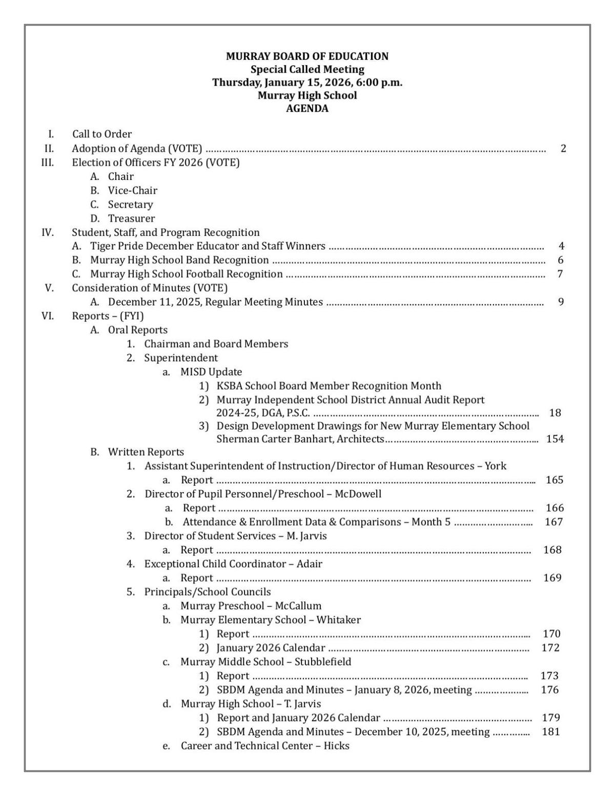 Murray Board of Education to hold special Thursday meeting | Community ...