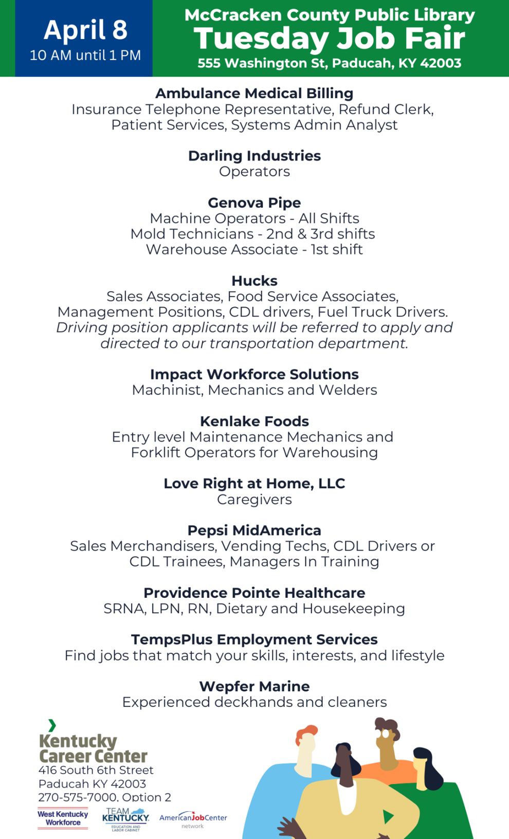 Paducah Career Center to host job fair April 8 | News | WPSD Local 6