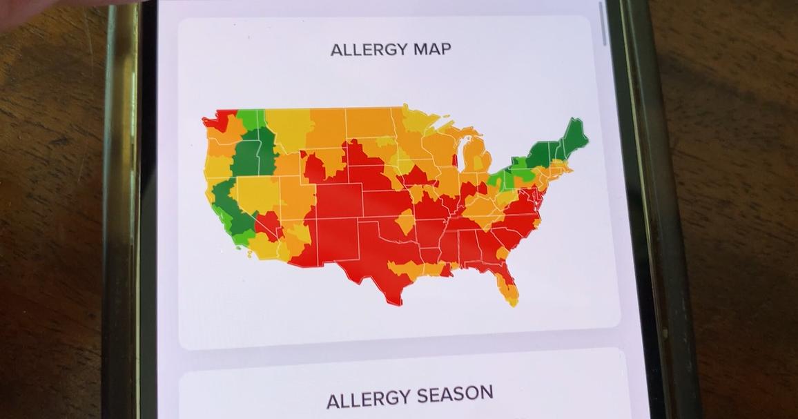 Allergy Plus: The app that tracks allergy levels around the country ...