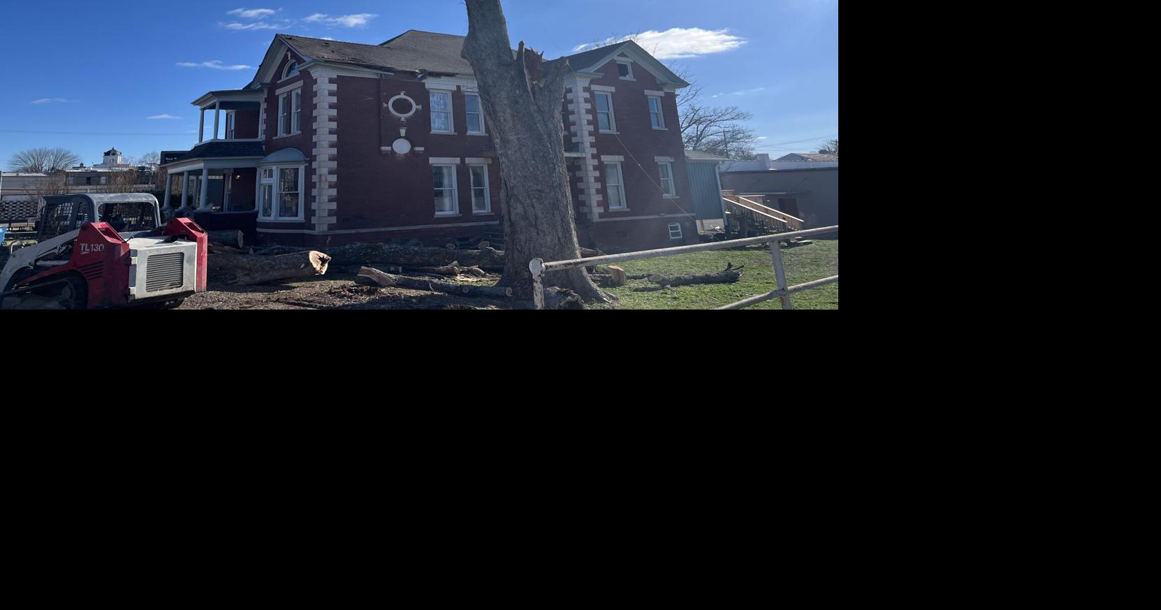 Strong winds send oak tree into historic home | News | WPSD Local 6