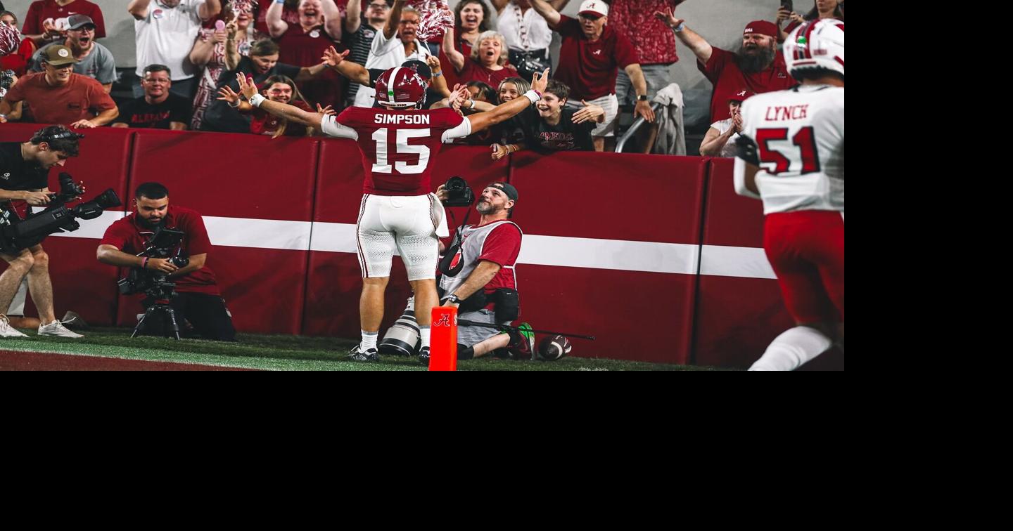 Westview alum Simpson shines in limited action as Alabama routs Western ...