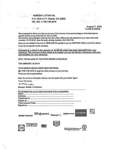 Scam Alert: You won the lottery | News | WPSD Local 6