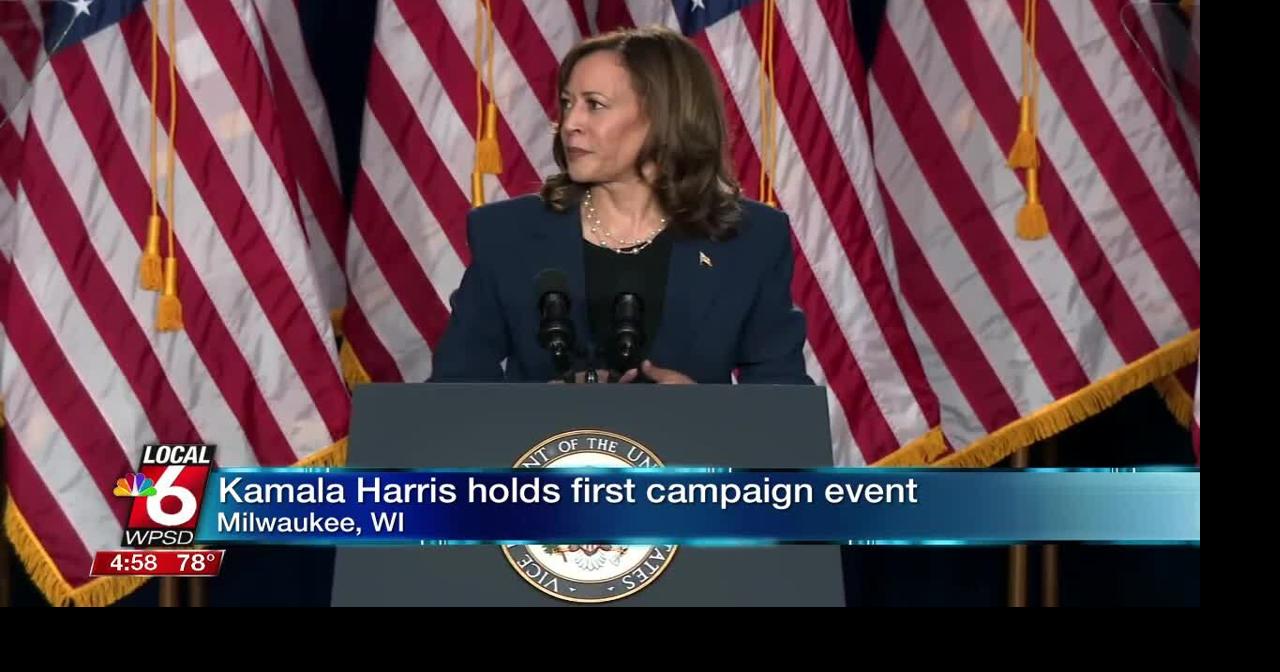Harris holds first campaign event, endorsements continue | News | WPSD ...