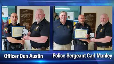 Two Metropolis police officers honored for saving woman from burning ...