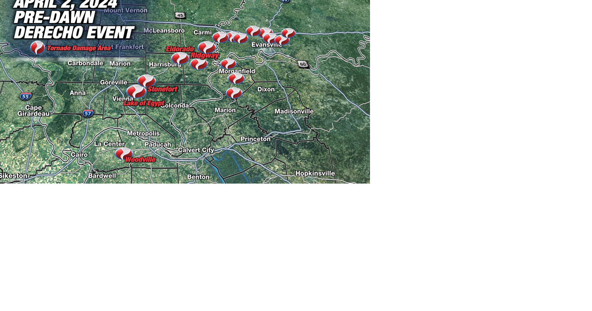 Confirmed tornadoes occurred during national radar outage | News | WPSD ...
