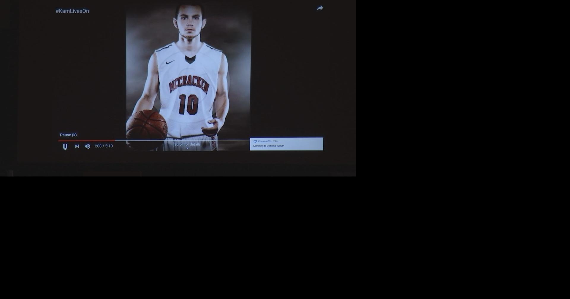 People shoot hoops in honor of 20-year-old Kam Chumbler who died in ...