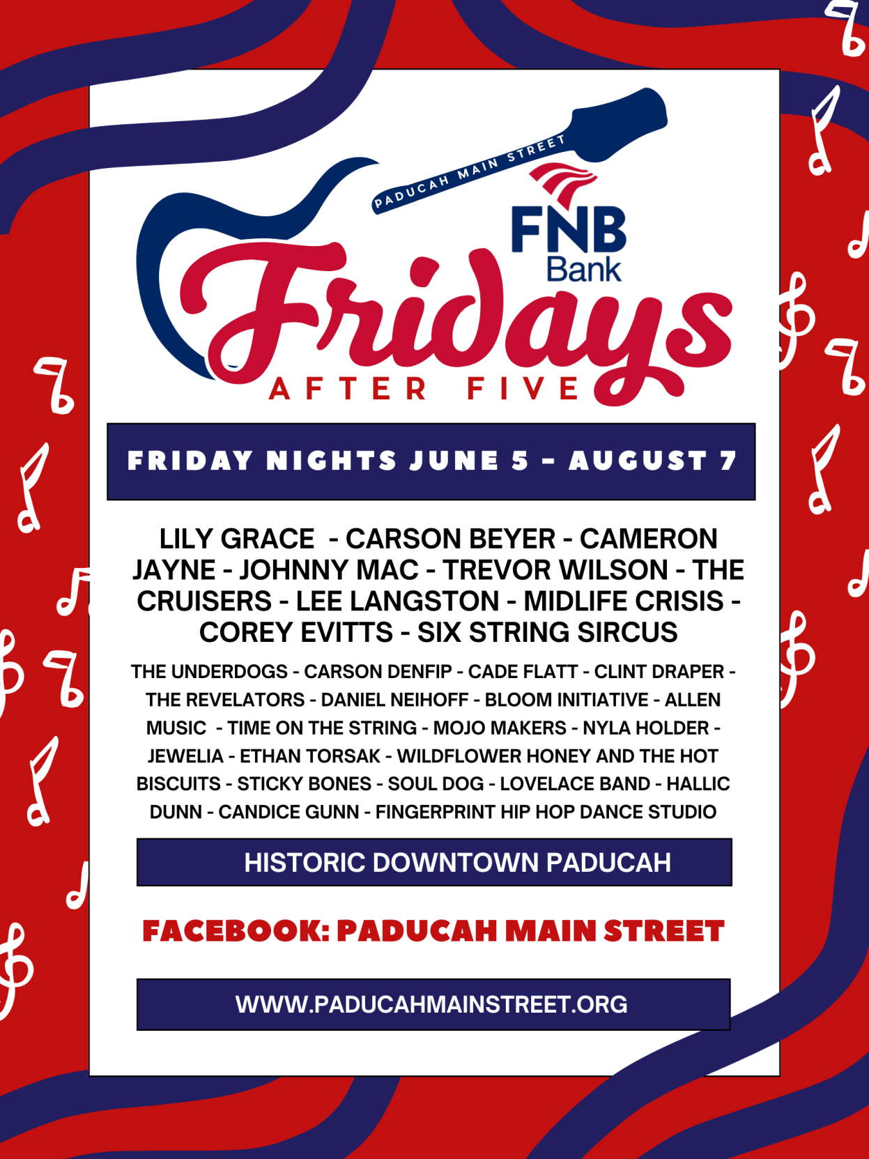 "Fridays after Five" presented by Paducah Main Street and FNB Bank ...