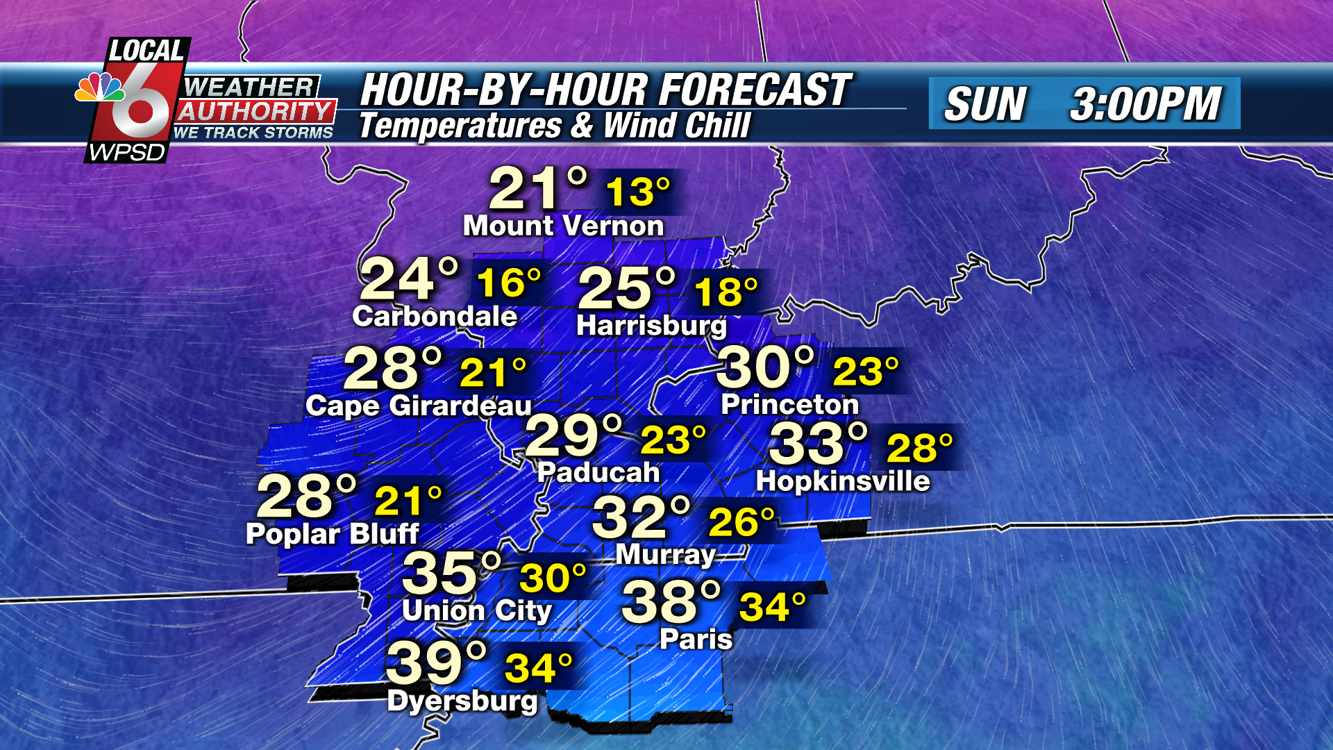 Tracking wintry weather Saturday night | News | WPSD Local 6