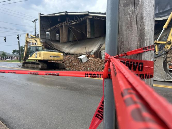 Partial building collapse in Clinton blocks roads as officials await ...