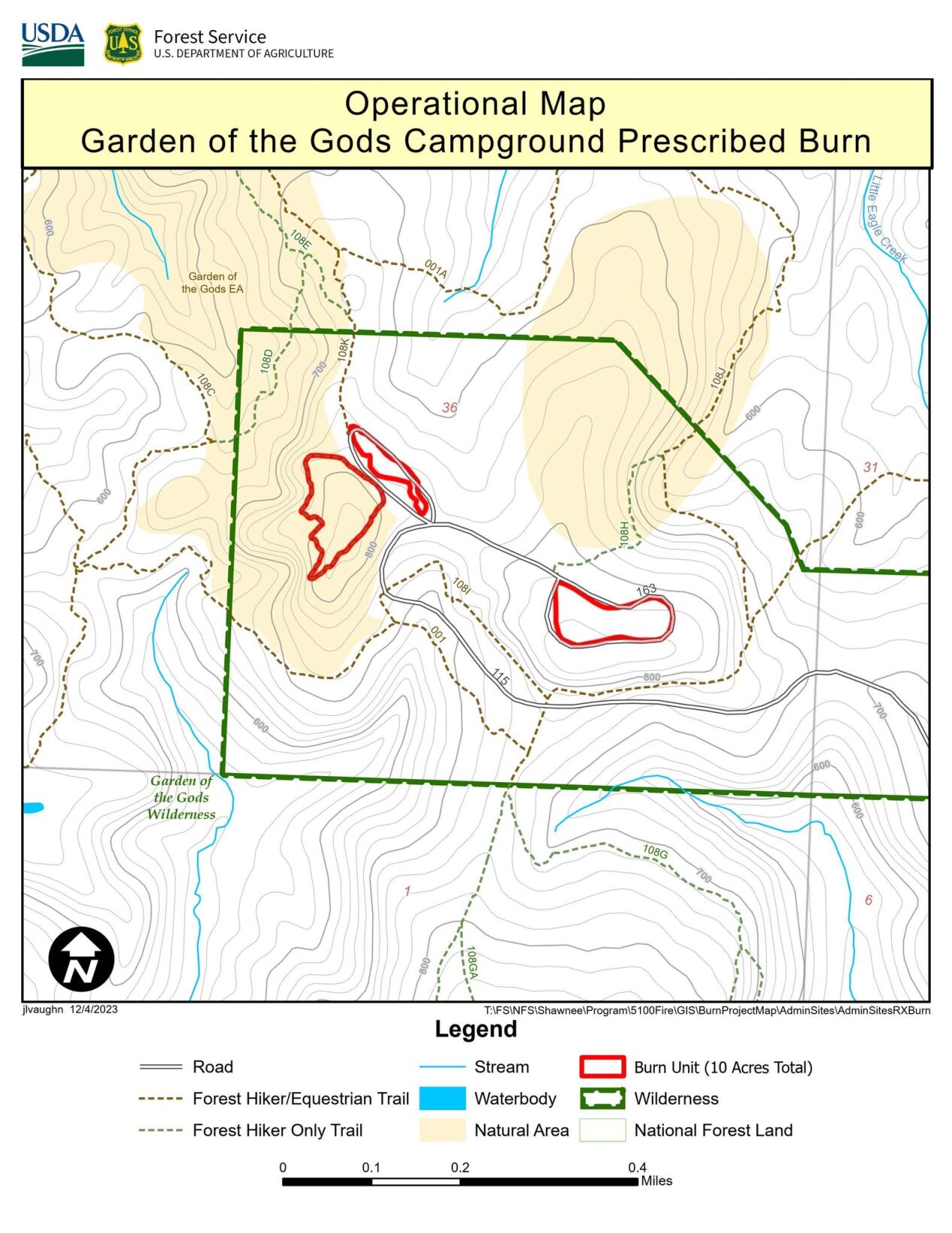 Shawnee National Forest to conduct prescribed burn at Garden of the ...