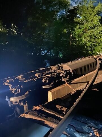 No threat of hazardous materials at train derailment, GCSO confirms ...