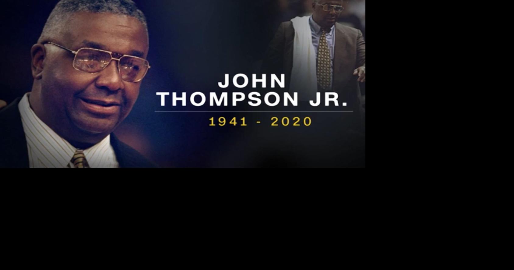 John Thompson Jr., the first Black coach to win the NCAA championship ...