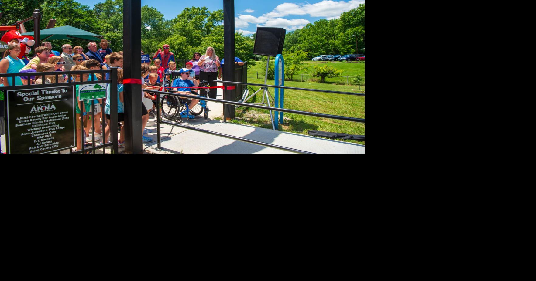 Inclusive playground provides recreation for all children, including ...