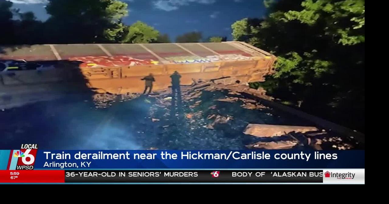 Train derailment near the Hickman/Carlisle county lines | Ott | WPSD ...