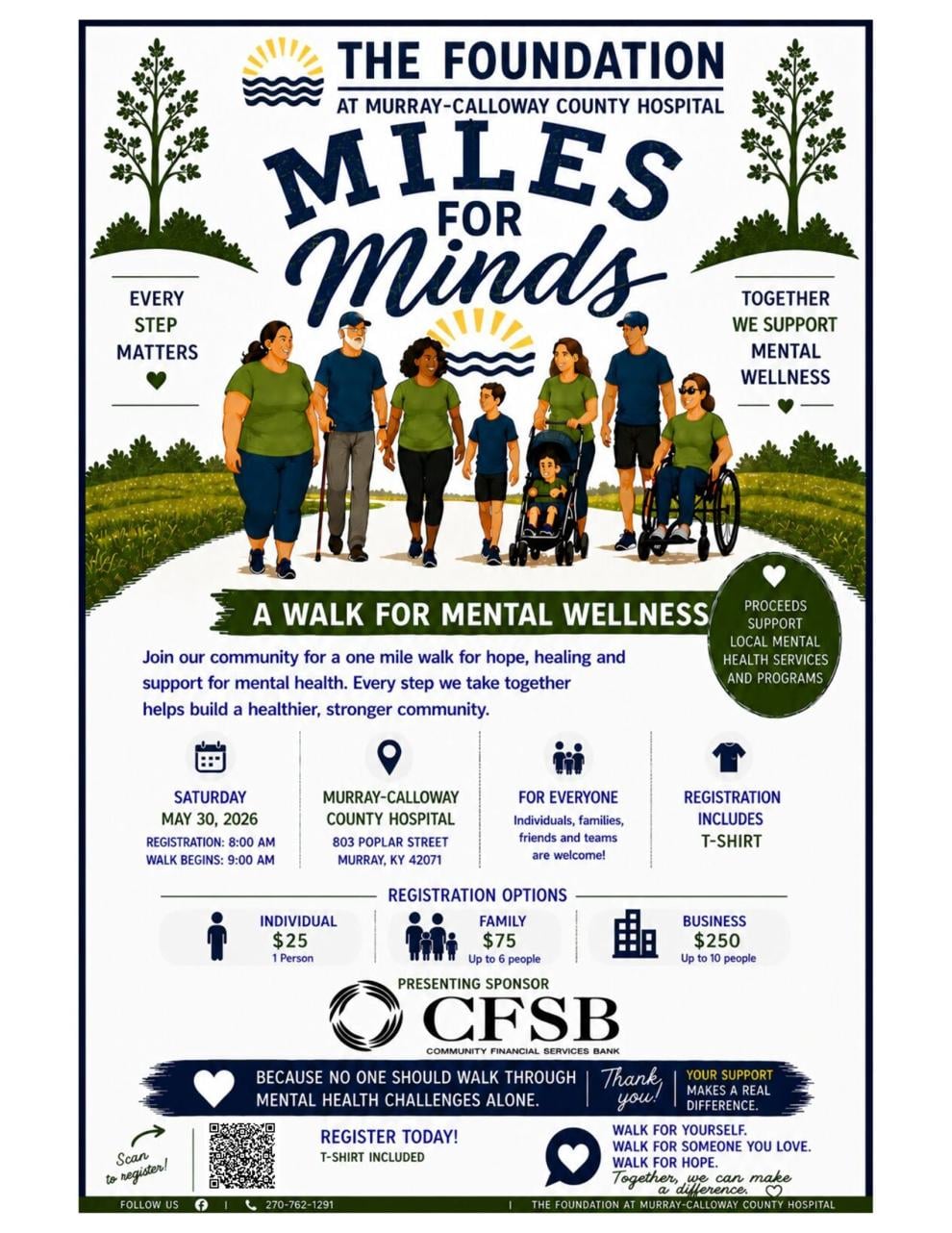 'Walk for hope, healing and support for mental health' — Miles for ...