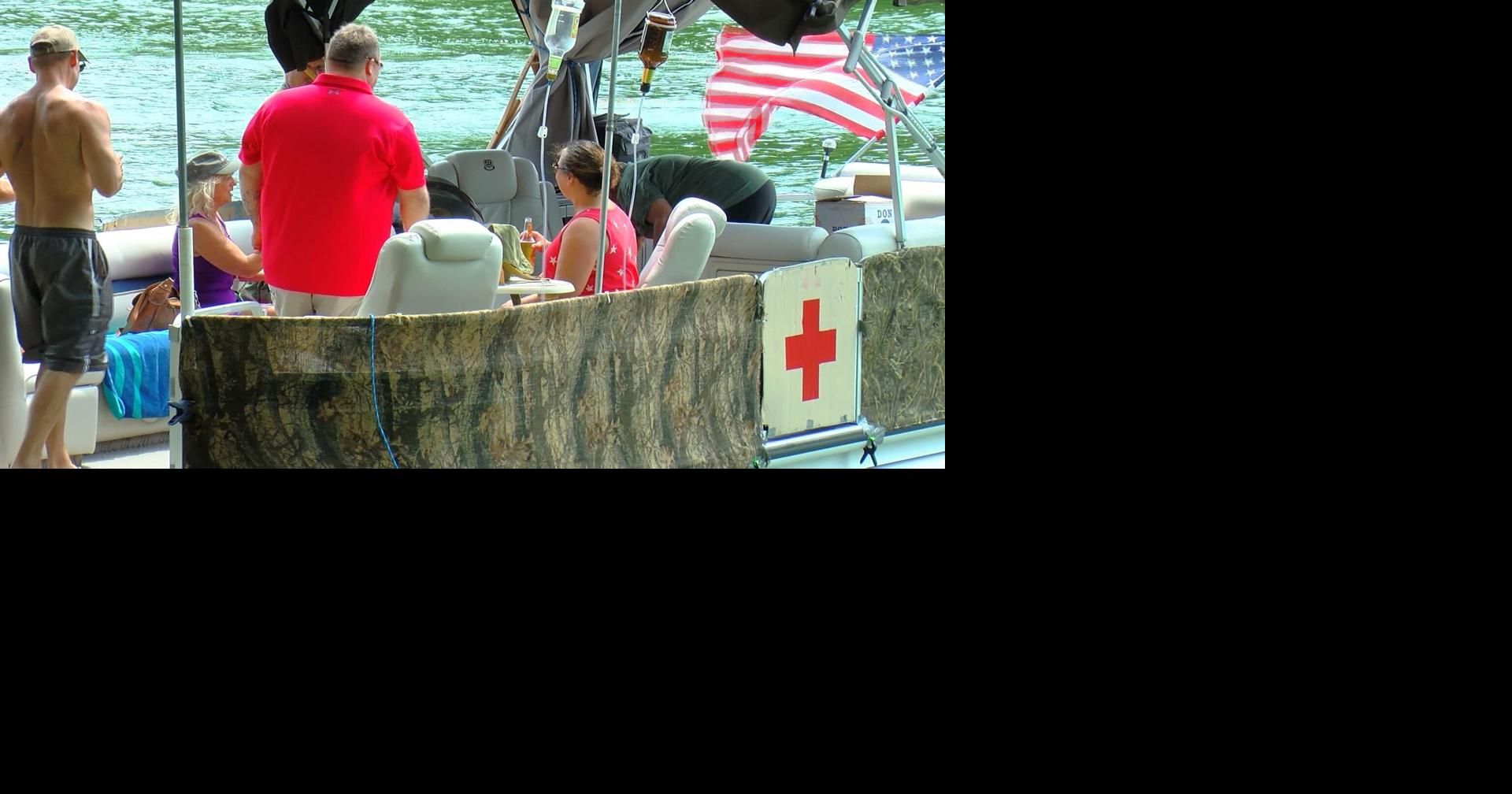 20th annual Tainter Lake Boat Parade motors on | News | wqow.com