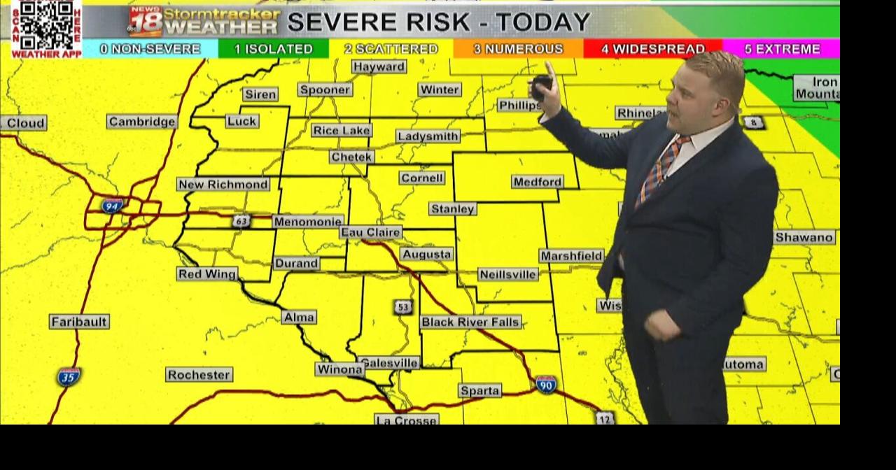 A quiet Monday ahead; conditional threat for thunderstorms, severe ...