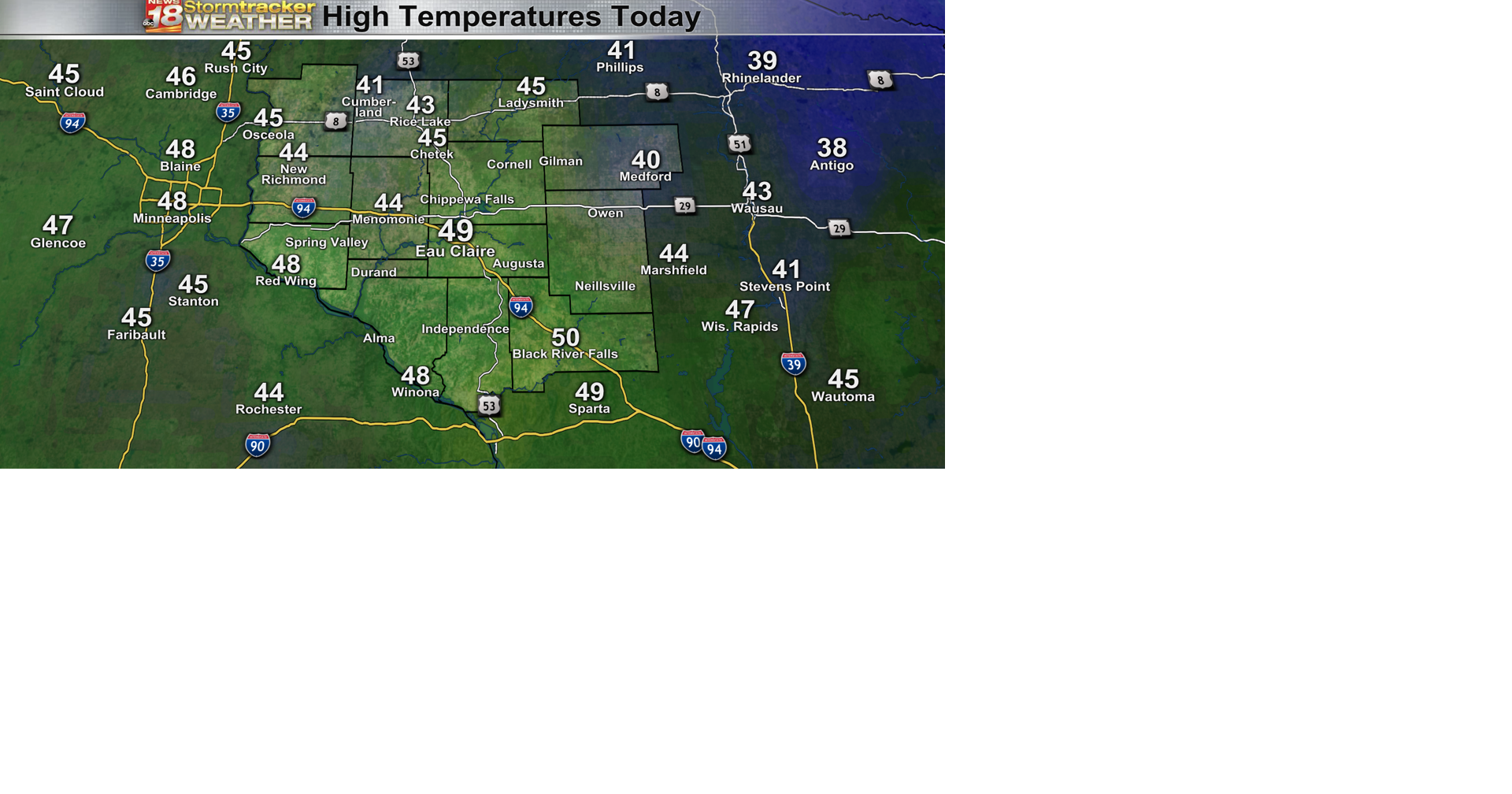 Warming up! When 50s and 60s arrive | 18 Storm Track Weather | wqow.com