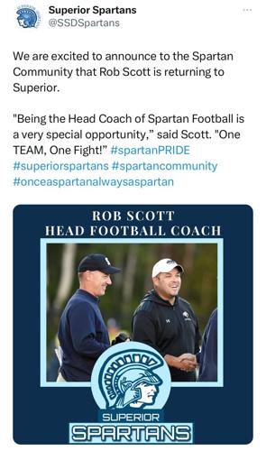 Memorial football coach Rob Scott leaving for Superior | Prep Sports ...