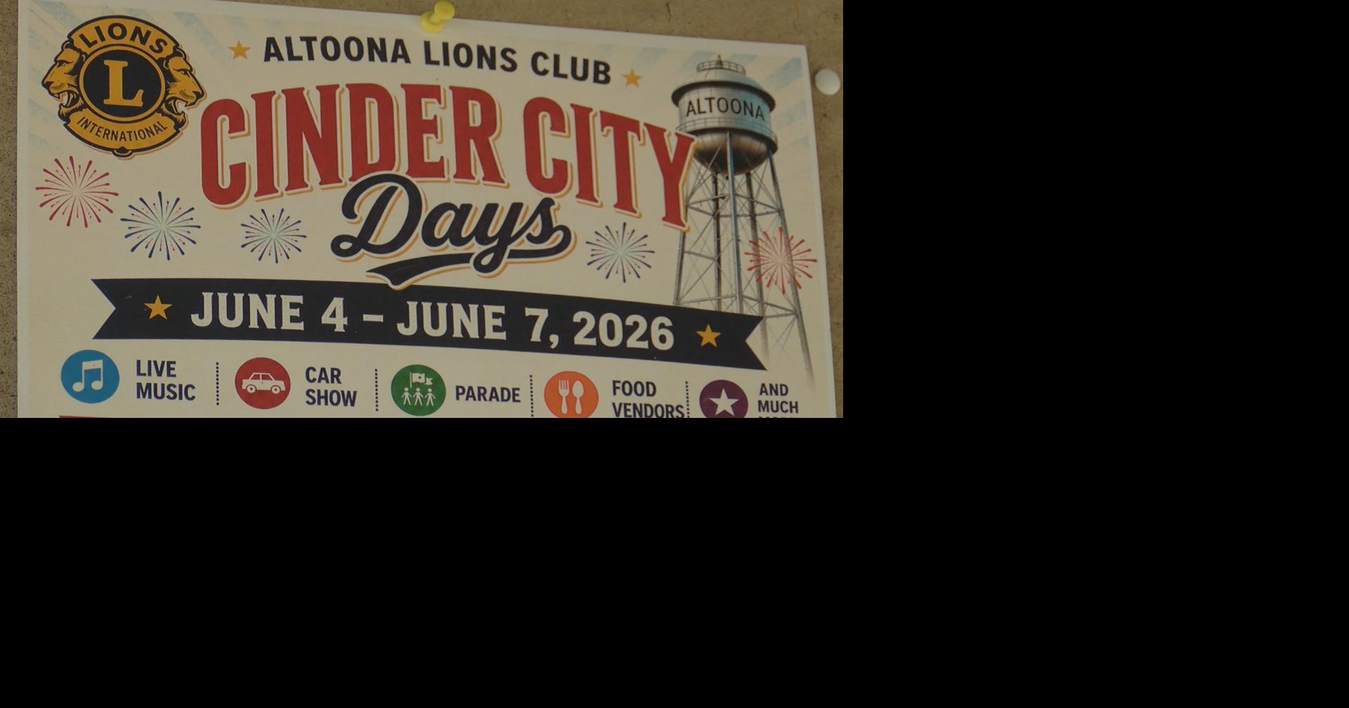Lions Club prepares for 53rd Cinder City Days festival in Altoona ...