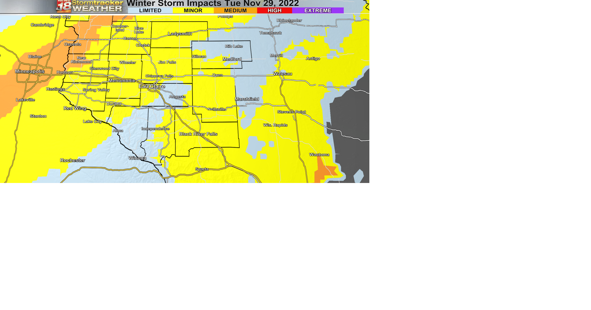 WINTER STORM UPDATE: Snow already in some areas, with others to follow ...