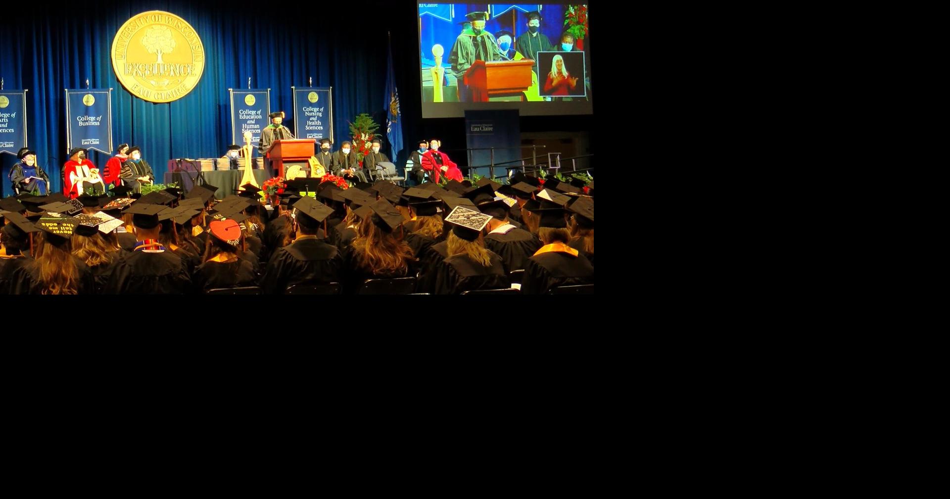 UW-Eau Claire hosts first commencement inside Zorn Arena in two years ...