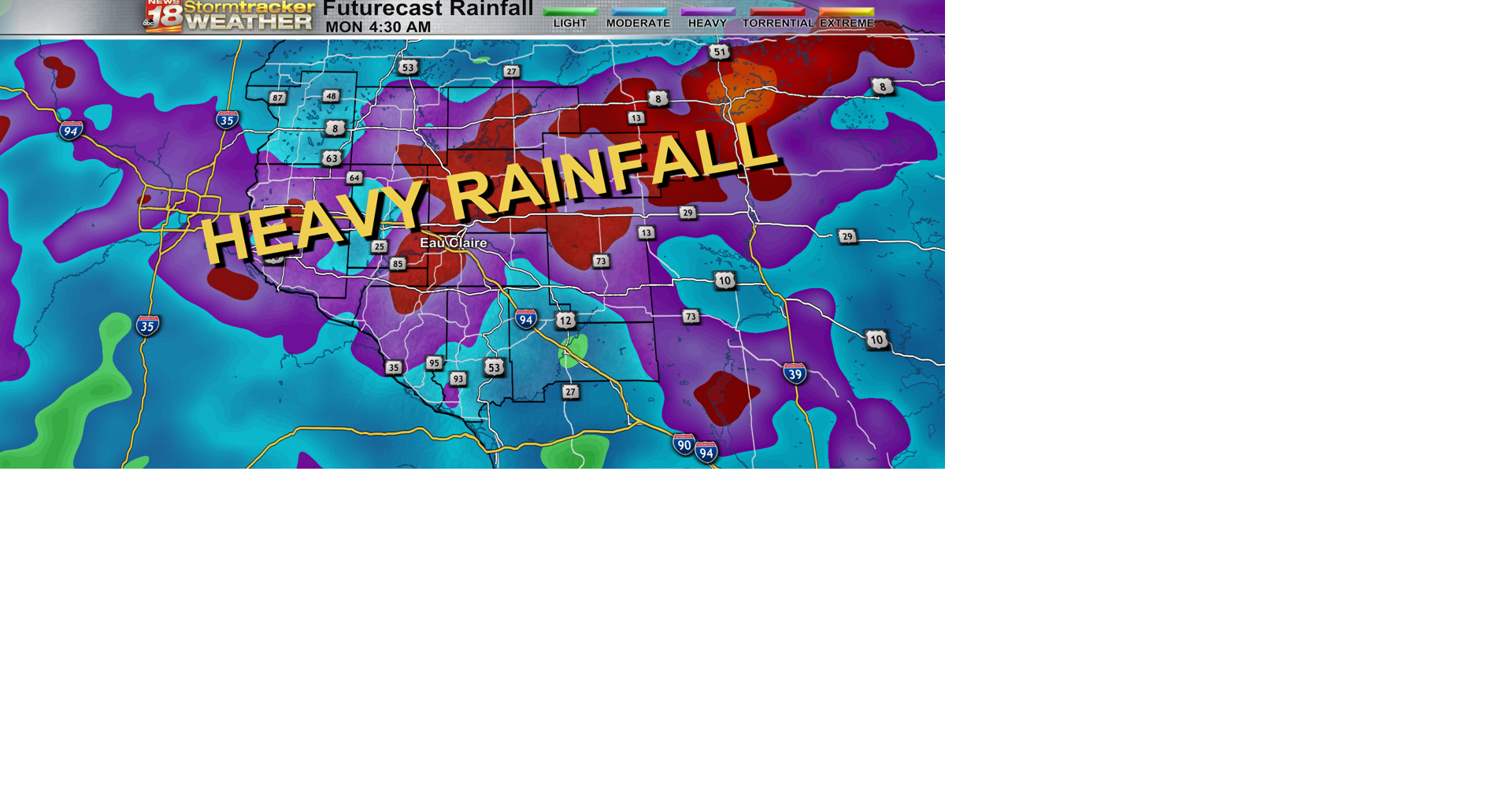 Heavy rainfall soaks in over the weekend, wipes out heat and humidity ...