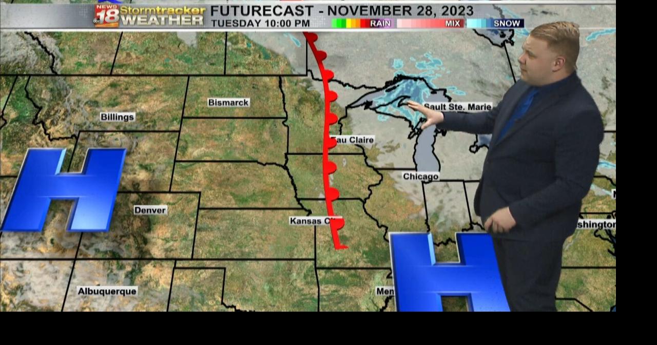 Not as cold today overall compared to Monday; milder temperatures to ...