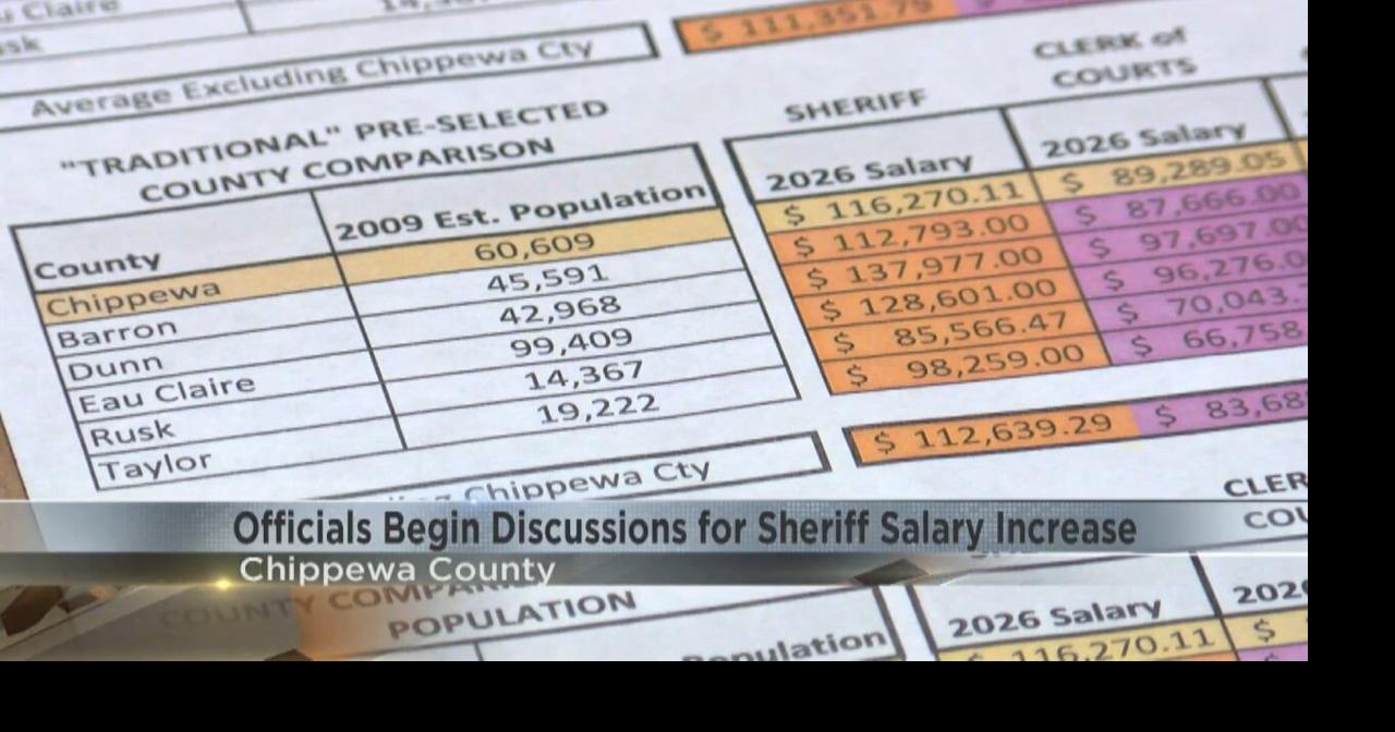 Chippewa County officials begin discussions to increase sheriff salary ...