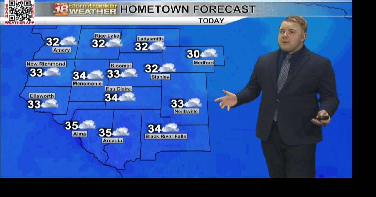 Mild and cloudy conditions to continue going forward; few precipitation ...