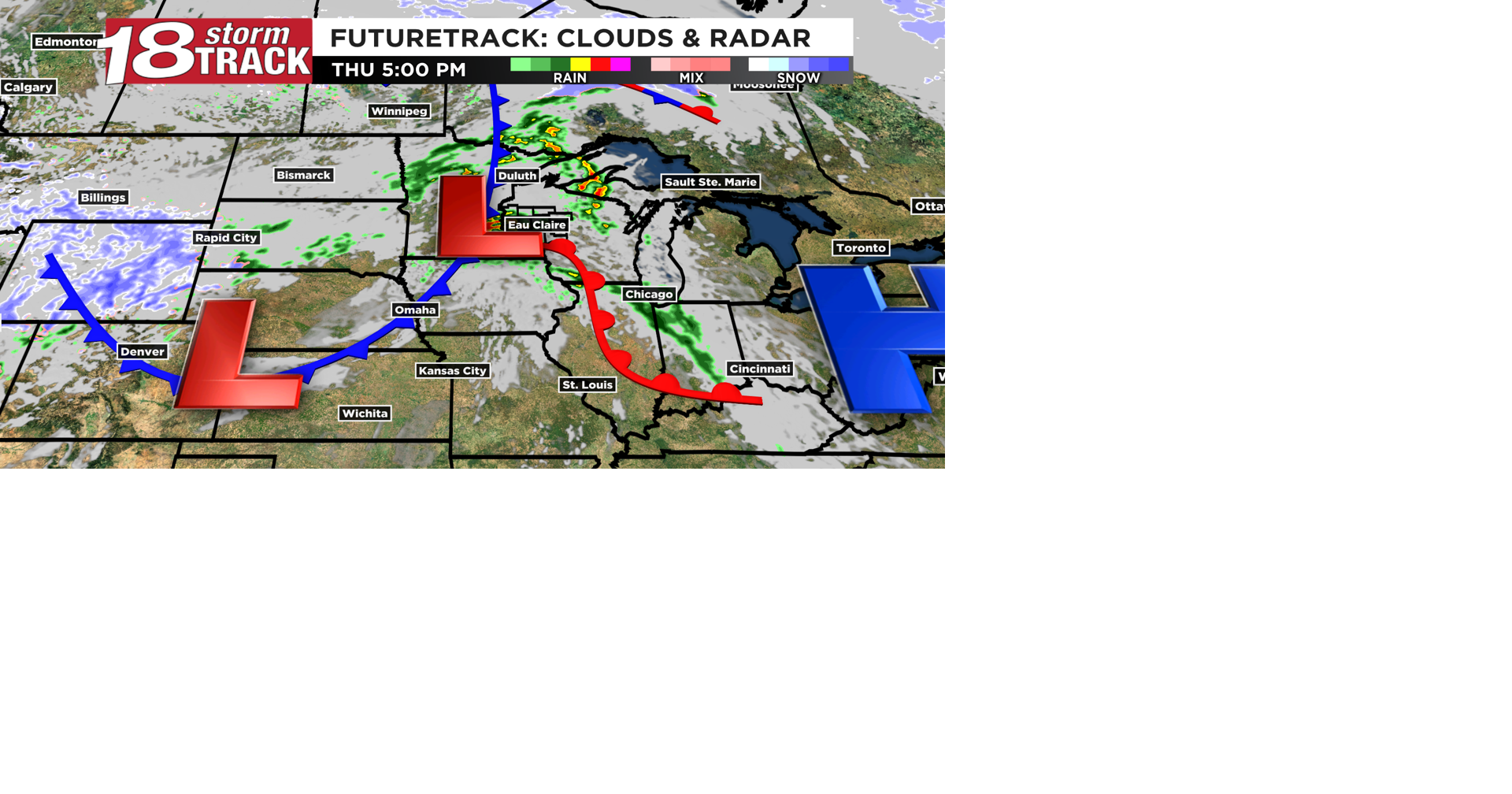 Tracking the next storm system set to bring showers and thunderstorms ...