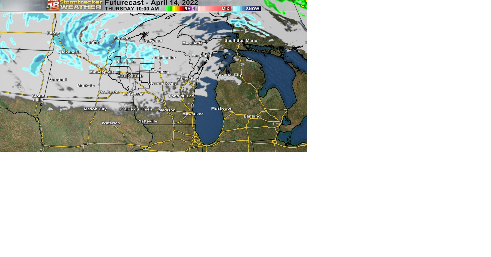 This spring storm now turns on the strong winds and chances for snow ...