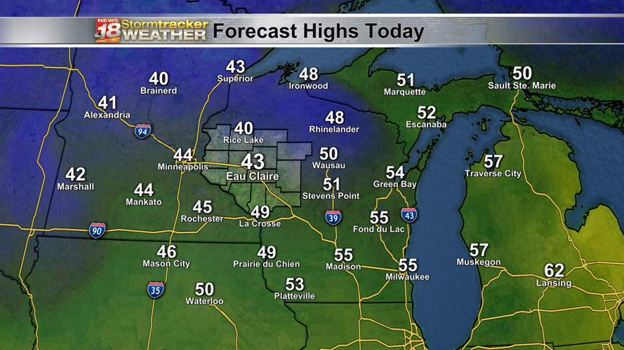 Chances of snow and cold air move in after Thursday morning showers ...