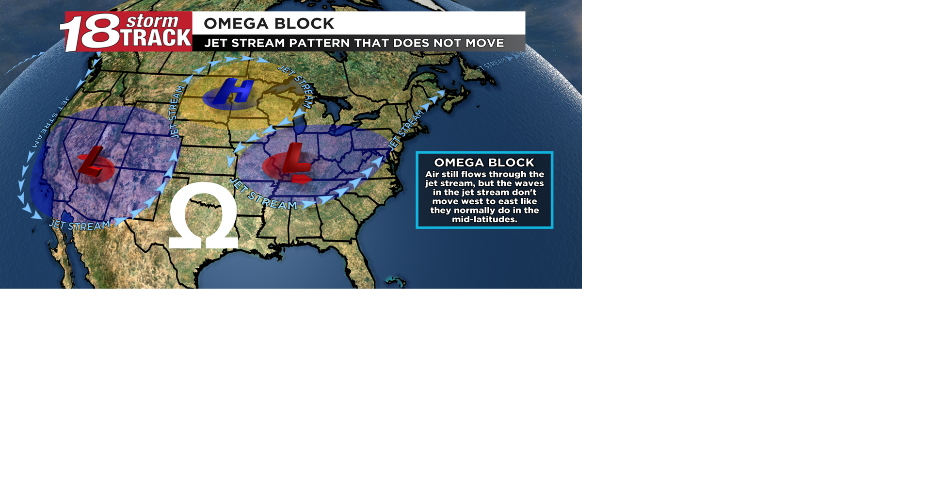 "Omega Block" in the jet stream pattern will keep Western Wisconsin ...