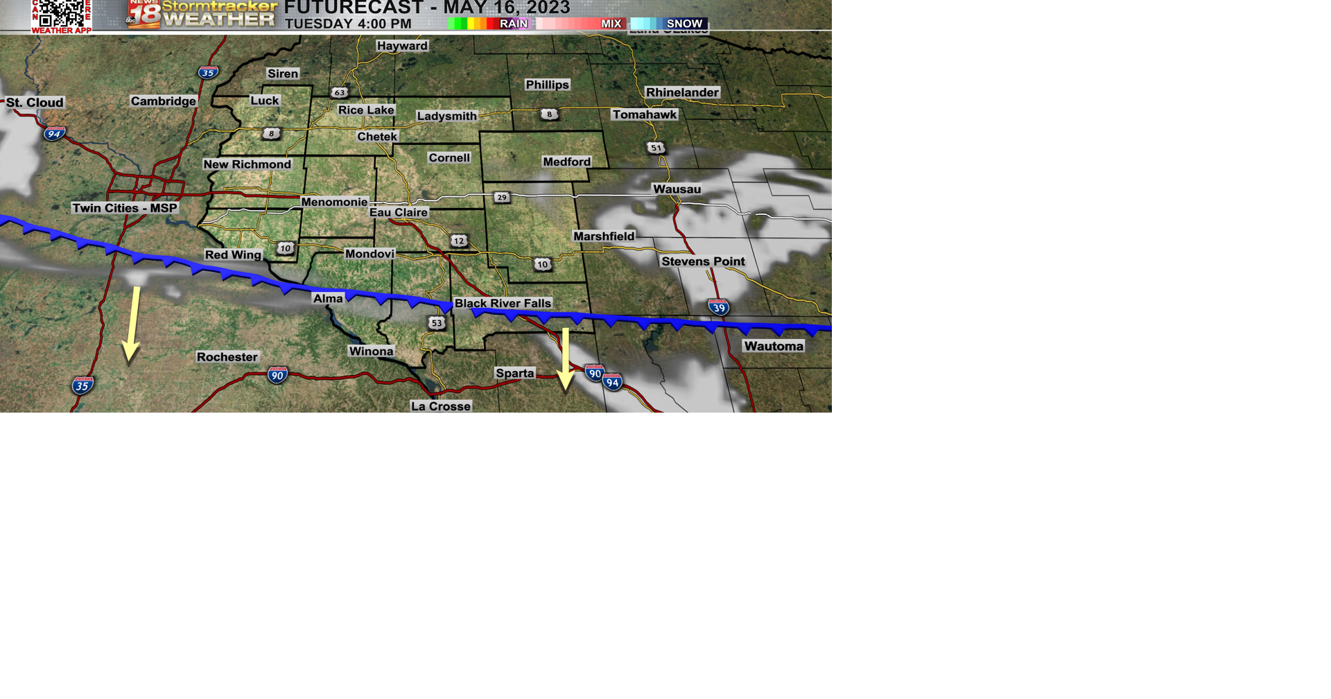 Week should stay mostly dry despite several frontal systems expected to ...