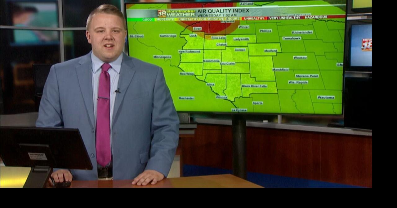 Hazy skies and reduced air quality highlight Wednesday's forecast | 18 ...