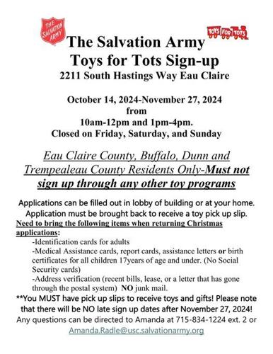 In need this holiday season? Now is the time to sign your child up for ...