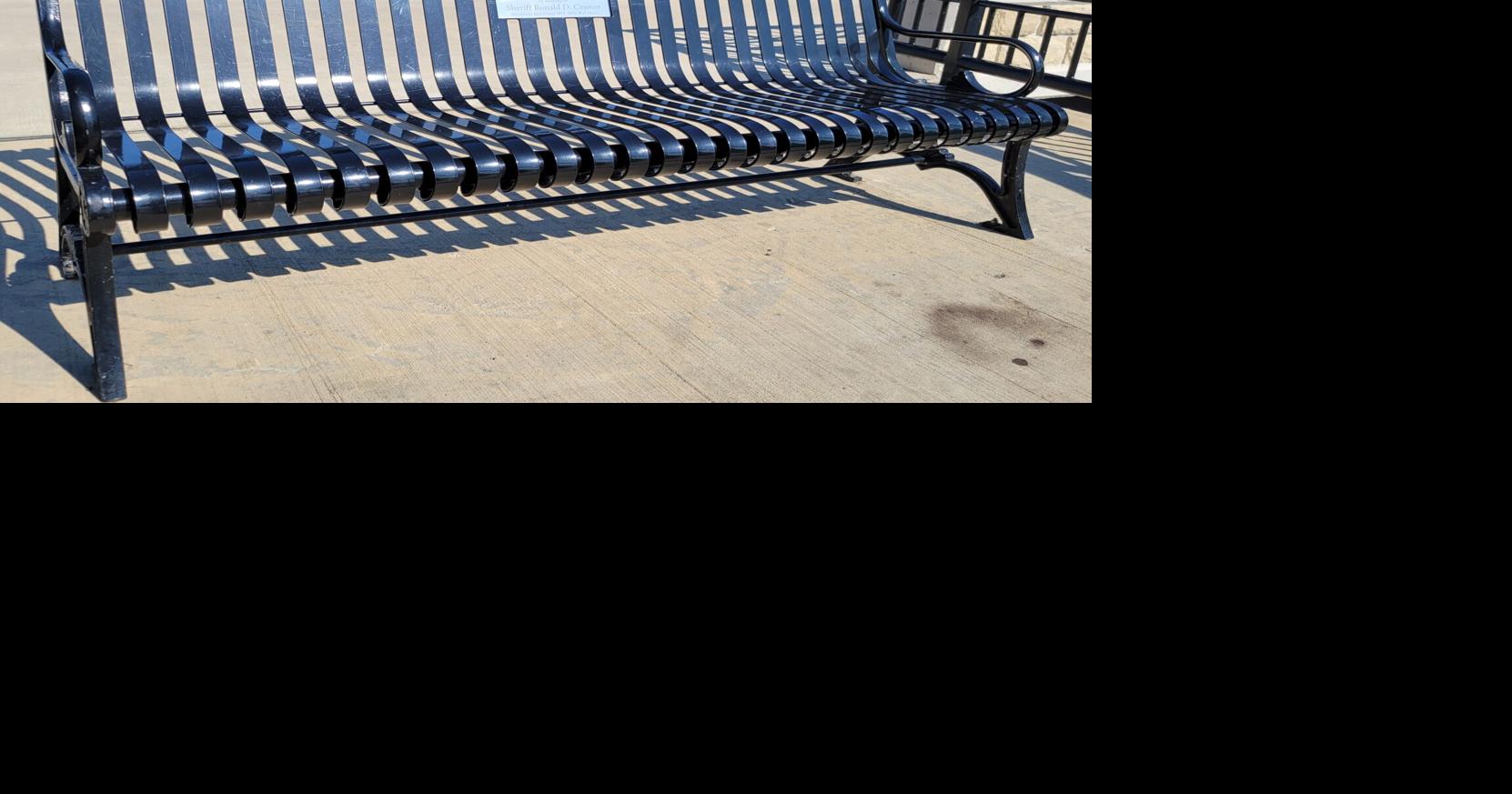 Memorial bench dedicated in honor of Eau Claire County Sheriff Ron ...