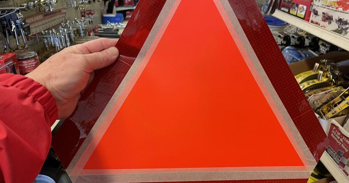 Free 'slow moving vehicle' signs to be available soon | Chippewa Valley ...