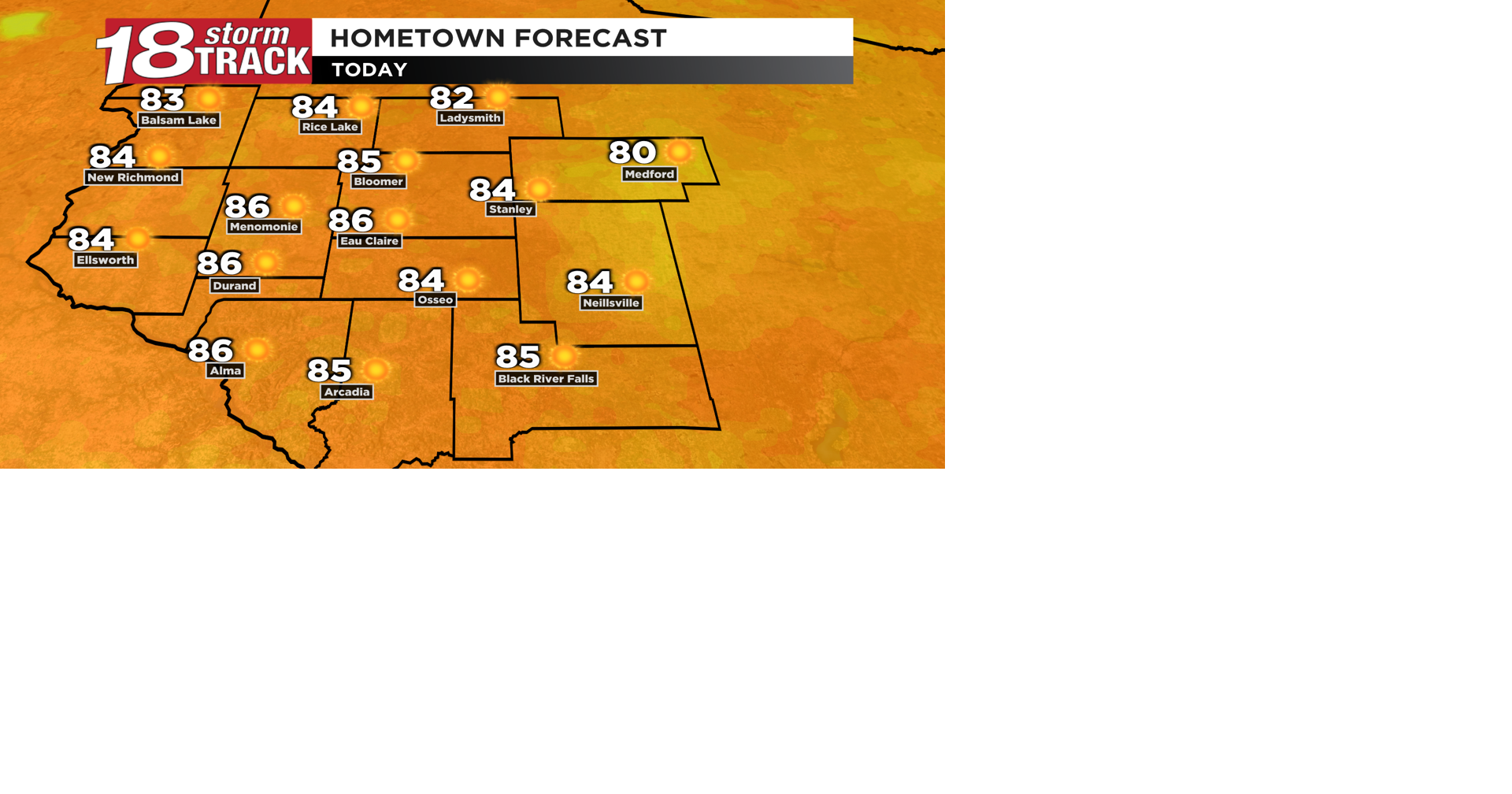 A seasonably warm and sunny day for the first day of July | 18 Storm ...