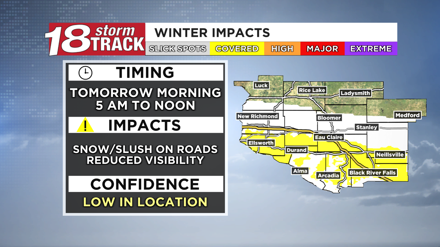 Slushy accumulations likely for some, but not all, of Western Wisconsin ...