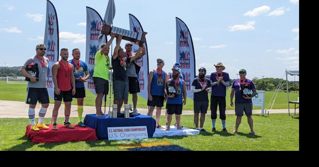 Kubb championship ends in victory for Team Disorder | News | wqow.com