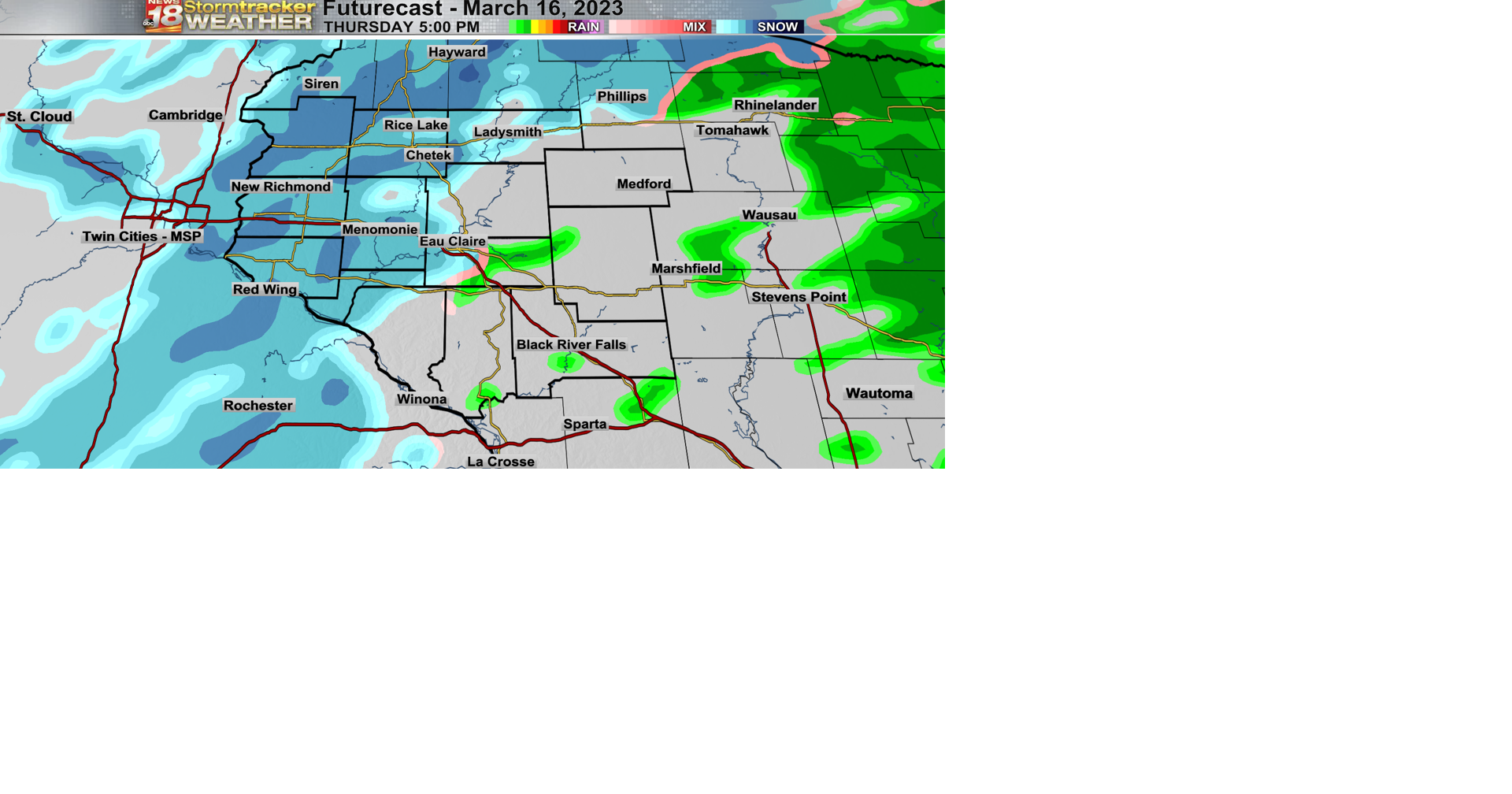 DMA - GRAF PM Clouds and Precip - Futurecast2.png | | wqow.com