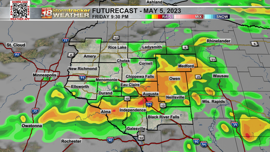 Scattered showers and thunderstorms in the forecast through the weekend ...
