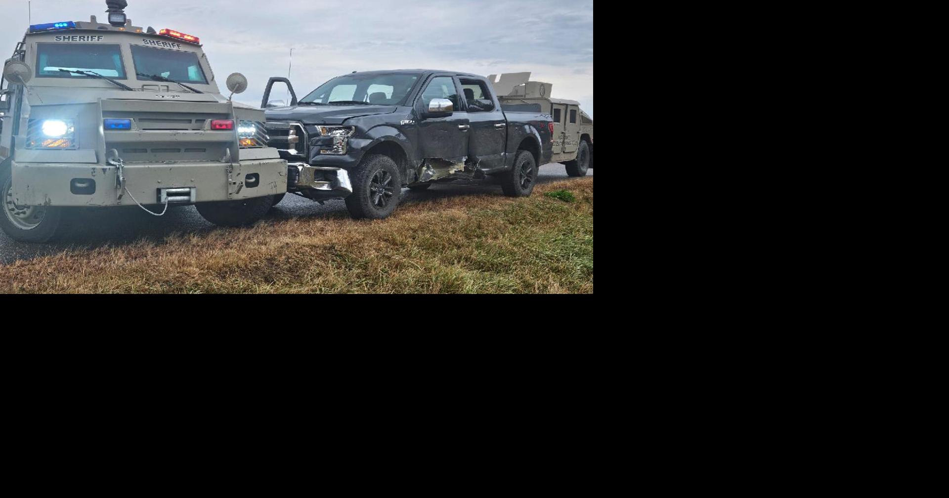 Domestic abuse suspect arrested after driving pickup into Barron County ...