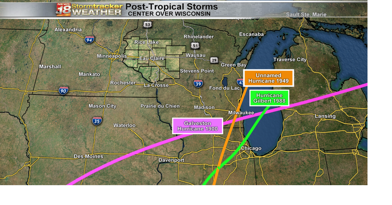The rarity of post-tropical storms in Wisconsin | News | wqow.com