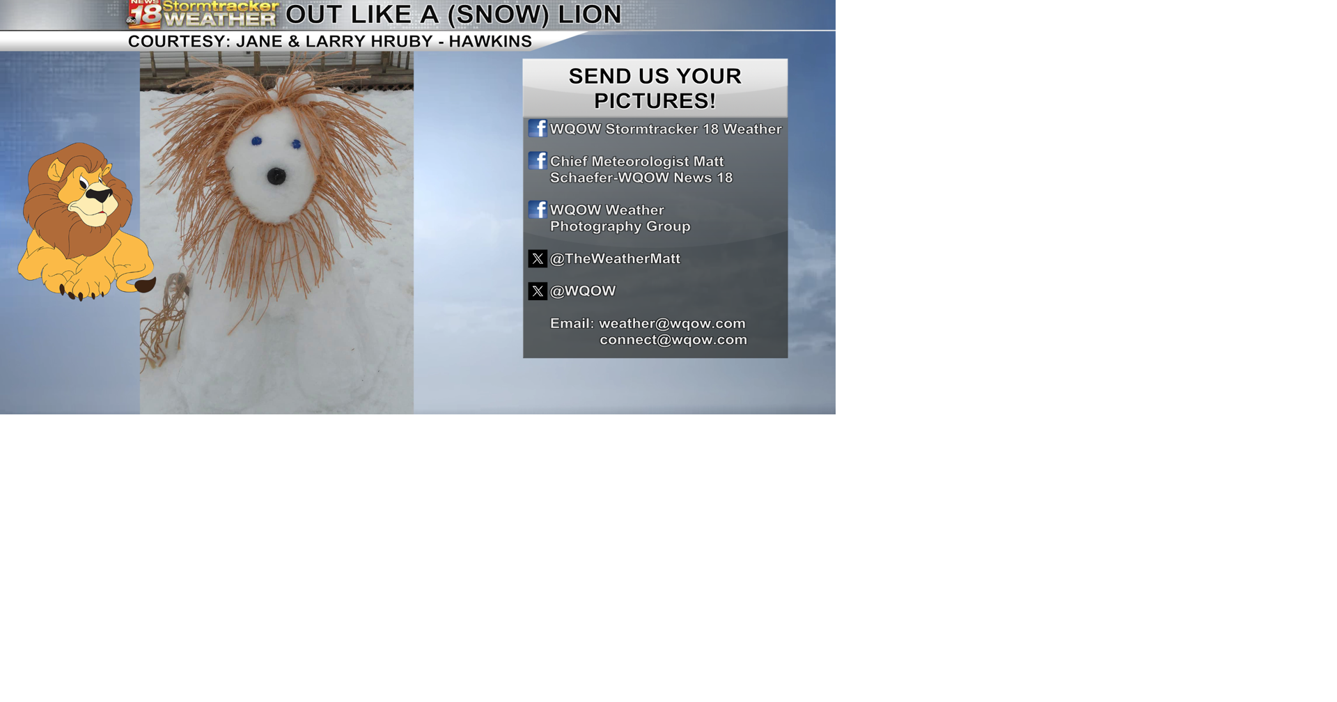 March was in like a lamb and definitely is going out like a lion- here ...