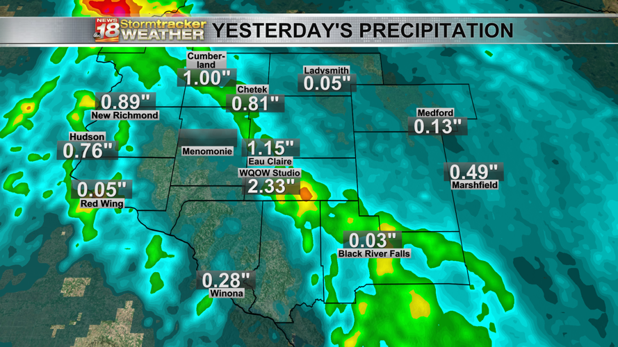 More rain expected today but the rain will be lighter in general and ...