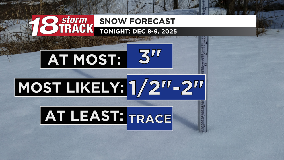 Two rounds of snow likely over the next two nights across Western ...